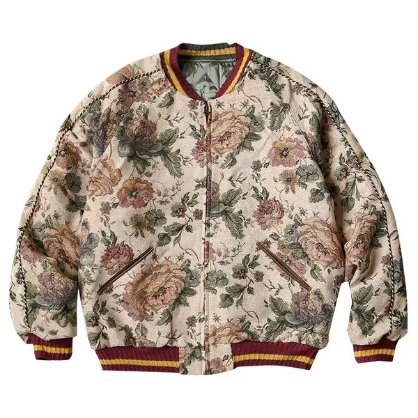Kapital Gobelin Souvenir Jacket 'beige - Yellow