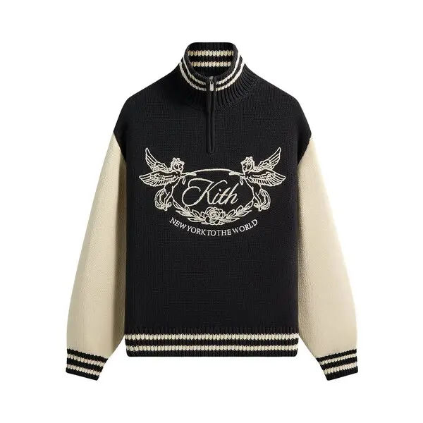 Kith Quarter Zip Wyona Sweater 'cyclone
