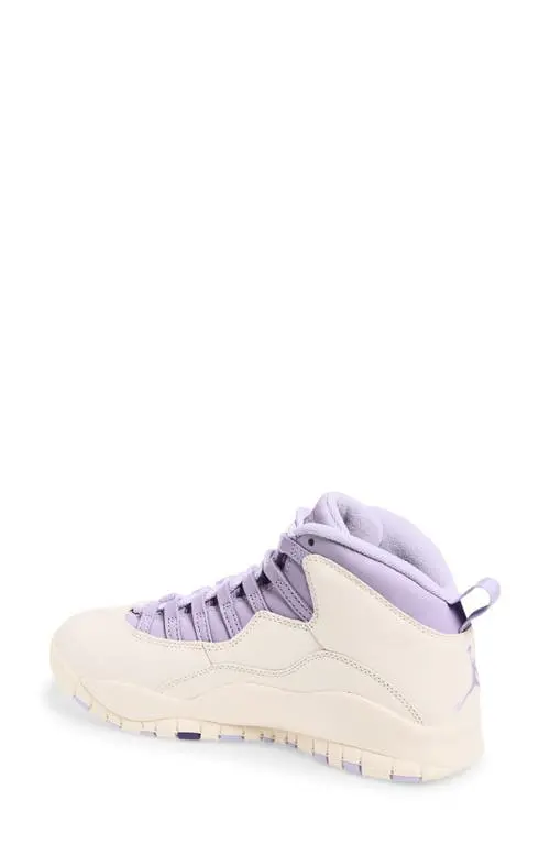 JORDAN Air Retro Basketball Sneakers - Chalk/hydrangeas/wild Grape