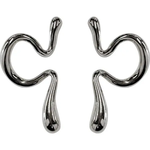 OUTOFOFFICE Mini Luxe Ear Cuff - Silver