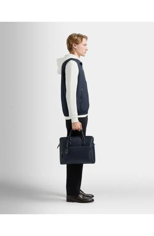 Bally Capitol Briefcase In Bovine Leather