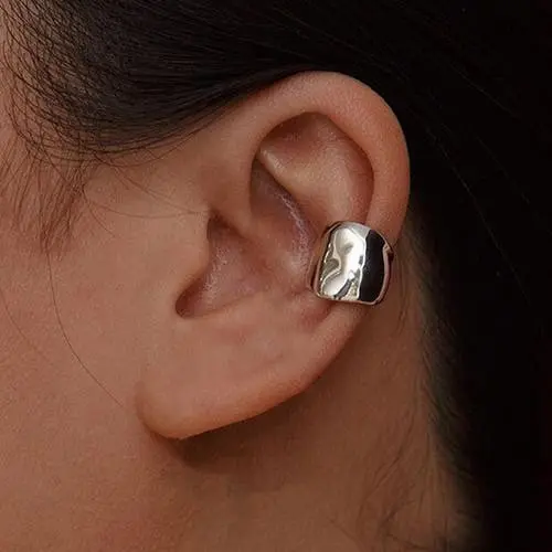 OUTOFOFFICE Statement Moon Ear Cuff - Gold
