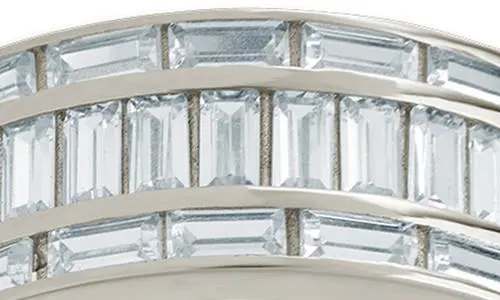 Sterling Forever Kate Cubic Zirconia Baguette Ring - Silver