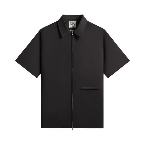 Kith Kin For Origins Tropical Wool Davenport Shirt - Black