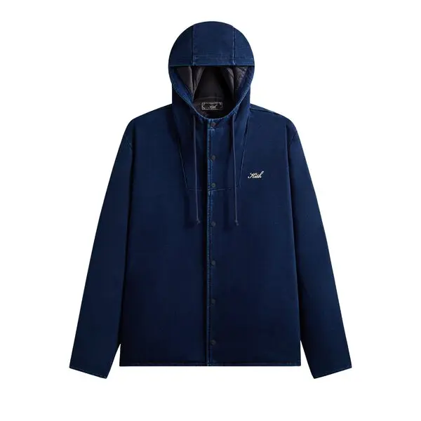 Kith Indigo Loopback Terry Dorian Jacket 'dark Indigo
