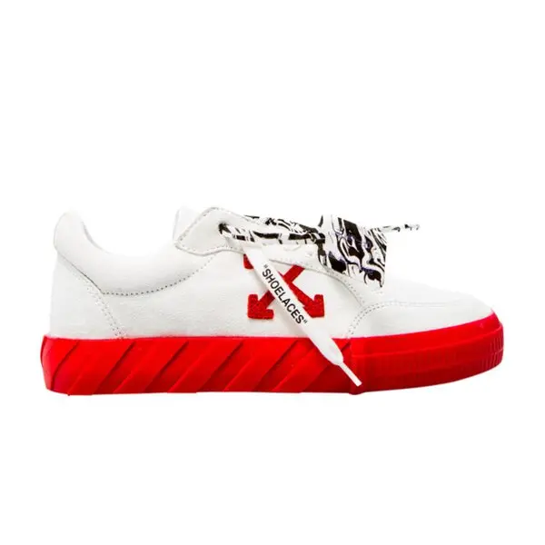 Off-White Vulcanized Low Red