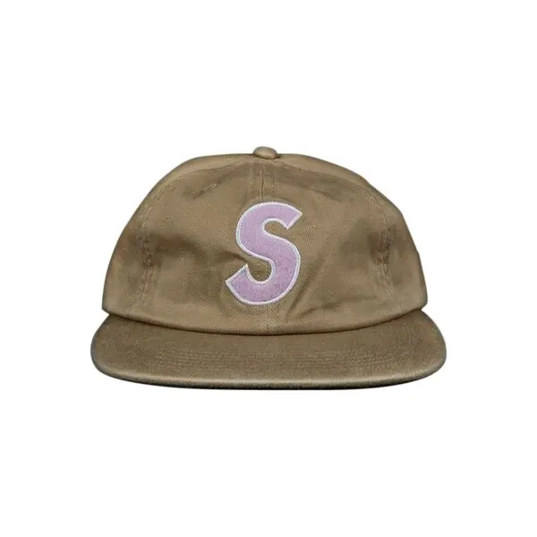 Supreme Felt S-logo 6-panel Cap - Tan
