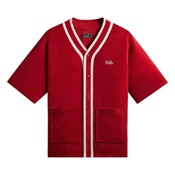 Kith Towel Boucle Billy Shirt 'allure - Red