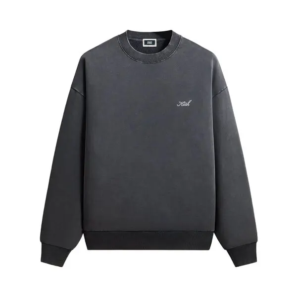 Kith Garment Dyed Nelson Crewneck 'asteroid
