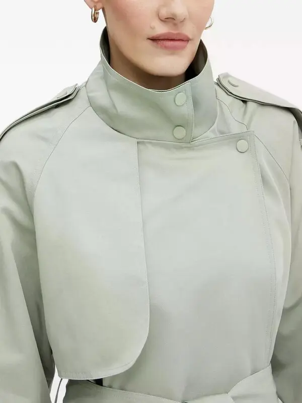 MORGAN Belted High-neck Coat