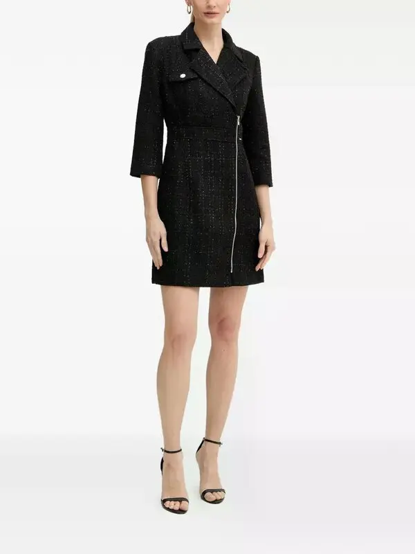 MORGAN Mini Dress With Zip-up Closure