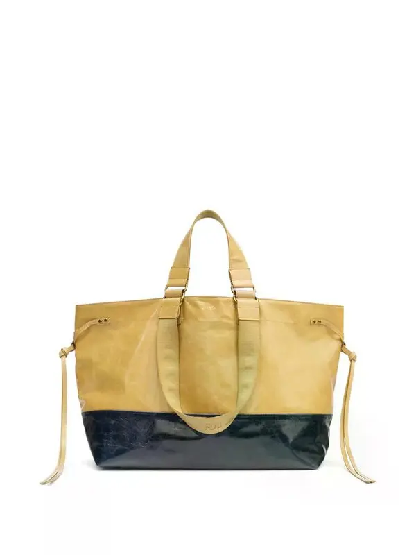 Isabel Marant Étoile Wardy Two-tone Shoulder Bag - Neutrals