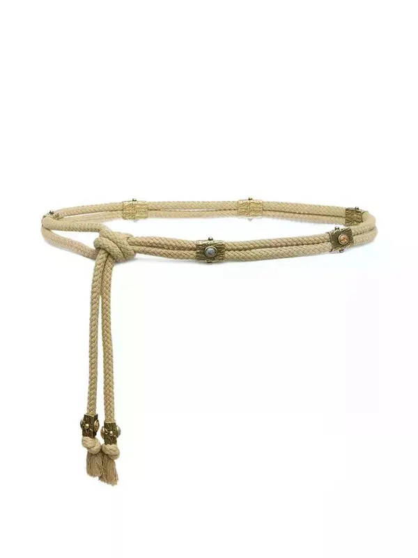 Isabel Marant Étoile Aleea Cord Belt - Neutrals