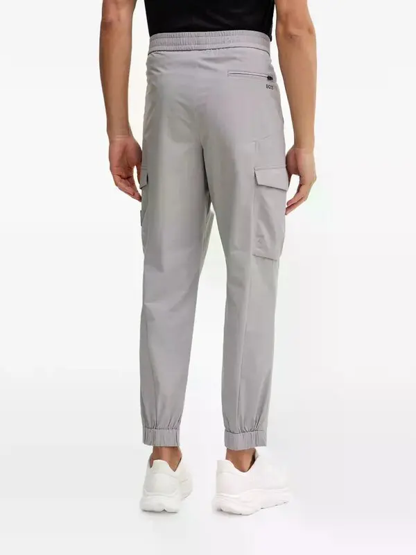 BOSS Tapered-fit Trousers In Easy-iron Stretch Poplin