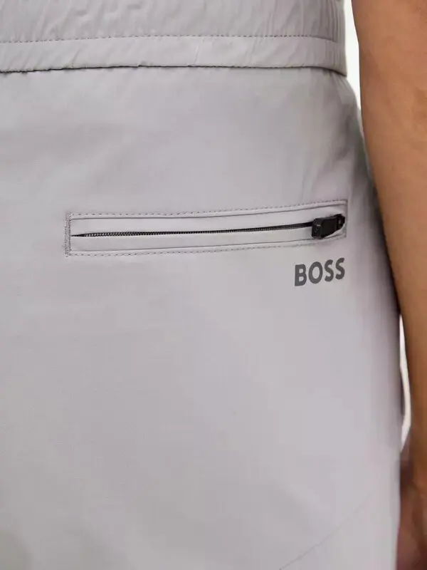 BOSS Tapered-fit Trousers In Easy-iron Stretch Poplin