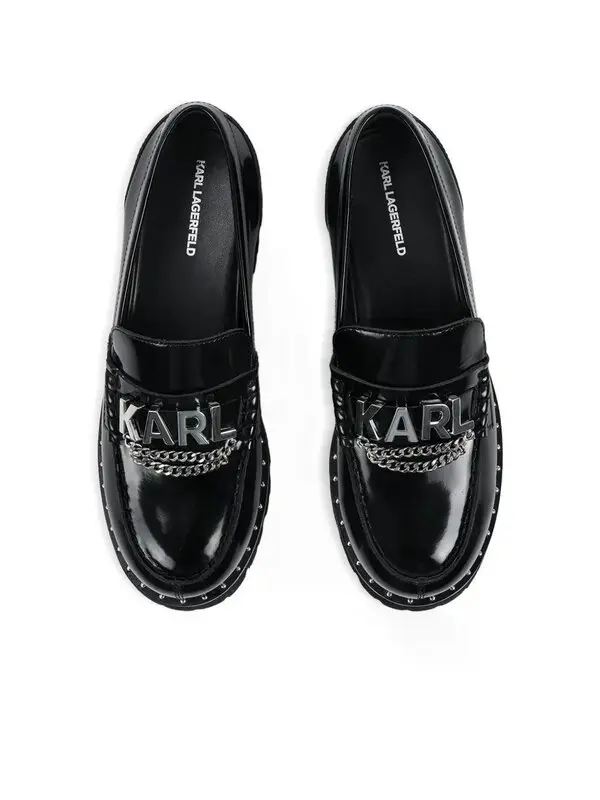 Karl Lagerfeld Chain-detail Loafers
