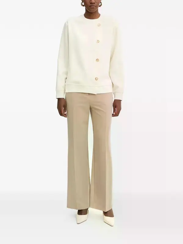 Karl Lagerfeld Buttoned Top - Neutrals