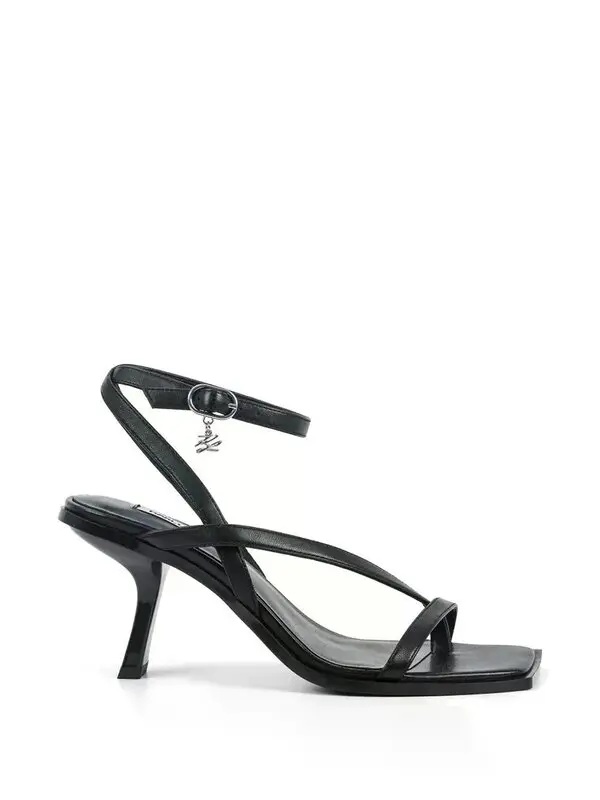 Karl Lagerfeld Karmel Ankle Strap Sandals With Stiletto Heel