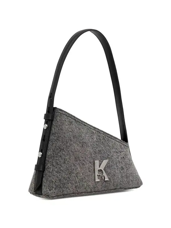 Karl Lagerfeld Geo Denim Shoulder Bag