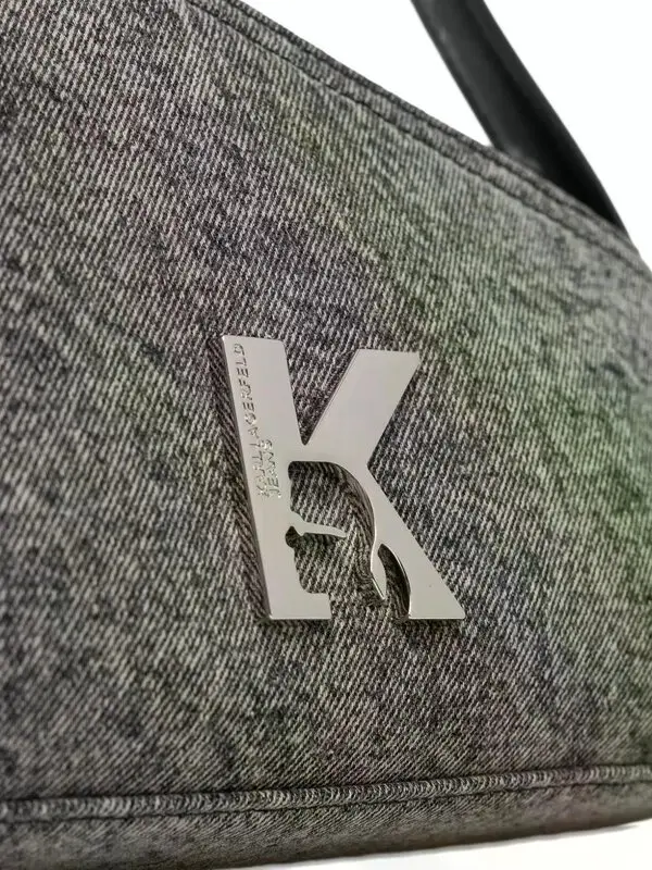 Karl Lagerfeld Geo Denim Shoulder Bag