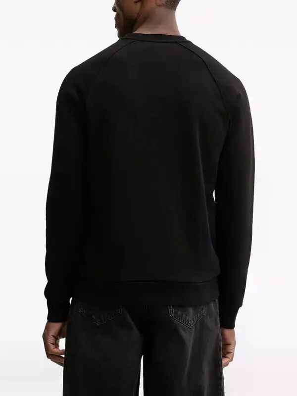 Karl Lagerfeld Graphic Crew-neck Sweater - Black