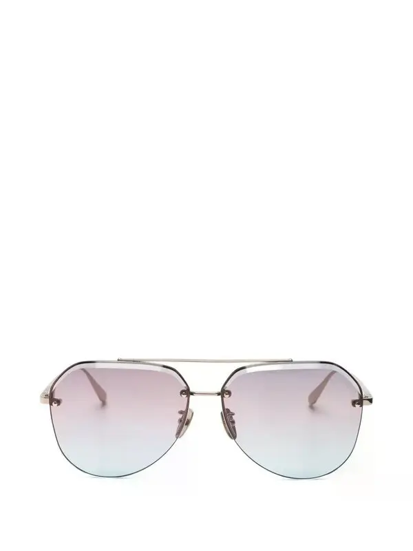 Linda Farrow Quynh Sunglasses - Silver
