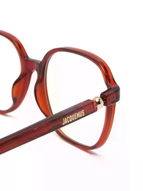 Jacquemus Round-frame Glasses - Red