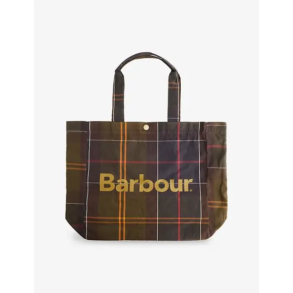 Barbour Telfield Tartan Woven Tote Bag - Classic Tartan