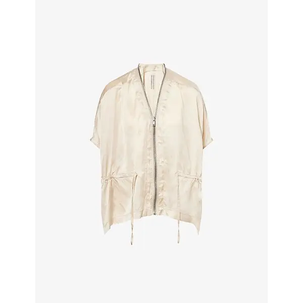 Rick Owens Sail Short-sleeve Woven Jacket - Sand