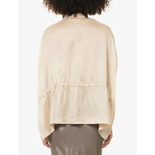 Rick Owens Sail Short-sleeve Woven Jacket - Sand
