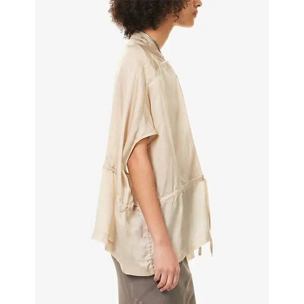Rick Owens Sail Short-sleeve Woven Jacket - Sand
