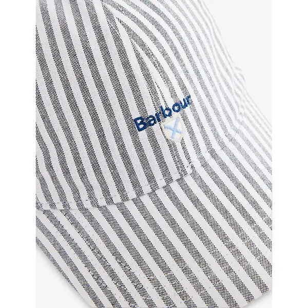 Barbour Cresswell Striped Cotton Cap