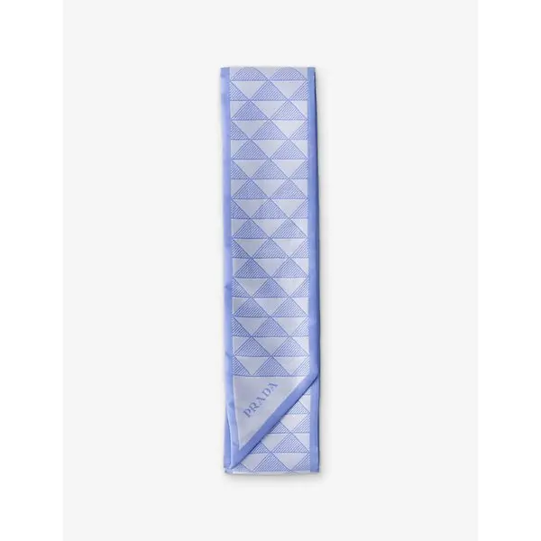 Prada Jacquard Silk Scarf