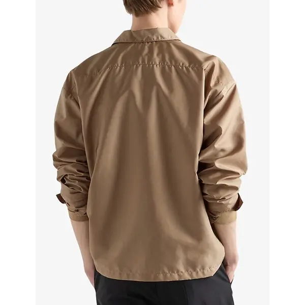 Prada Re-nylon Zipped Woven Shirt