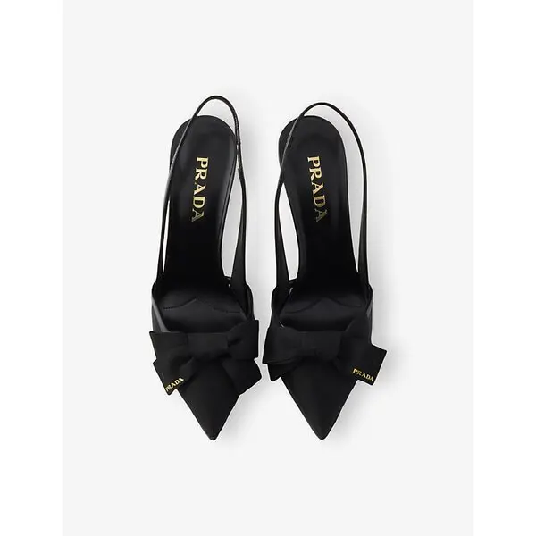 Prada Mesh Slingback Pumps