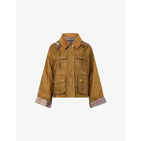 Barbour Liza Waxed-cotton Jacket - Sand/dress