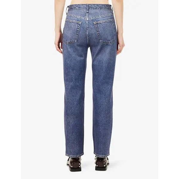 Rag & Bone Harlow Straight-leg Stretch-denim Jeans - Kimbr