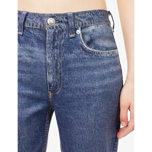 Rag & Bone Harlow Straight-leg Stretch-denim Jeans - Kimbr