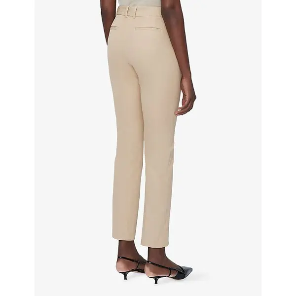 JOSEPH Coleman Slim-fit Straight-leg Stretch-gabardine Trousers