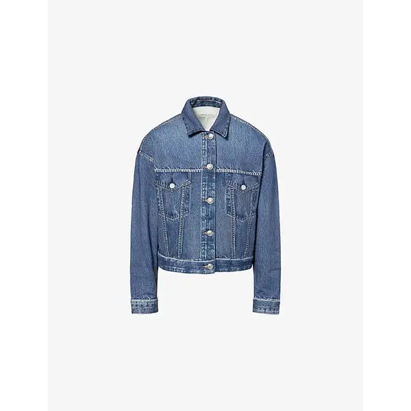 Rag & Bone Miramar Trucker Featherweight Stretch-denim Jacket - Almda