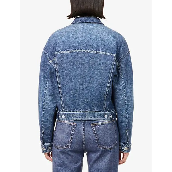 Rag & Bone Miramar Trucker Featherweight Stretch-denim Jacket