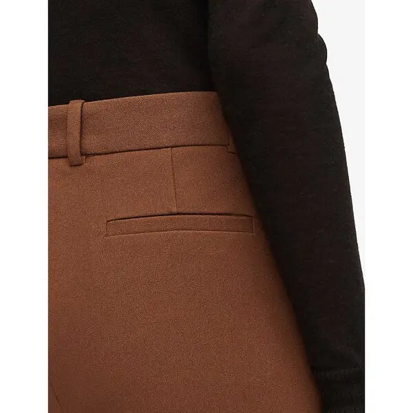 JOSEPH Tafira Stretch-woven Trousers - Cinnamon