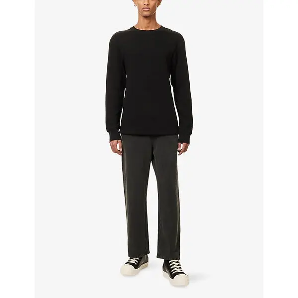 ENTIRE STUDIOS Thermal Textured Long-sleeve Cotton Top