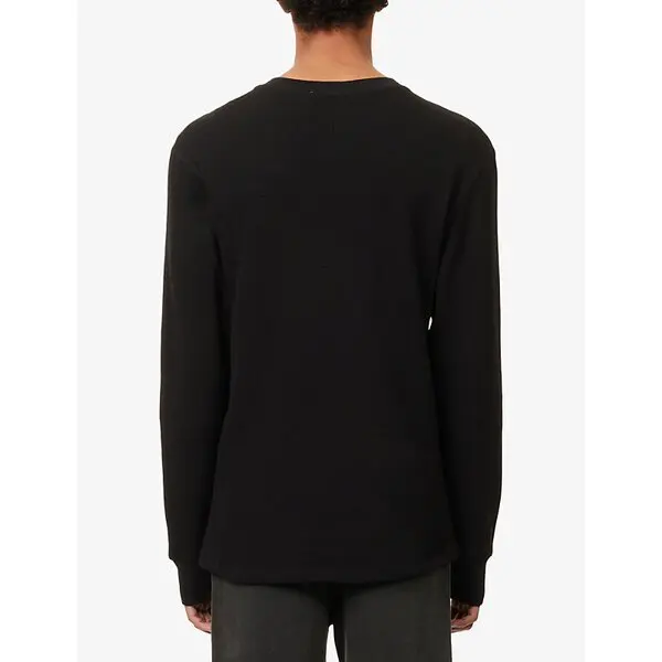 ENTIRE STUDIOS Thermal Textured Long-sleeve Cotton Top