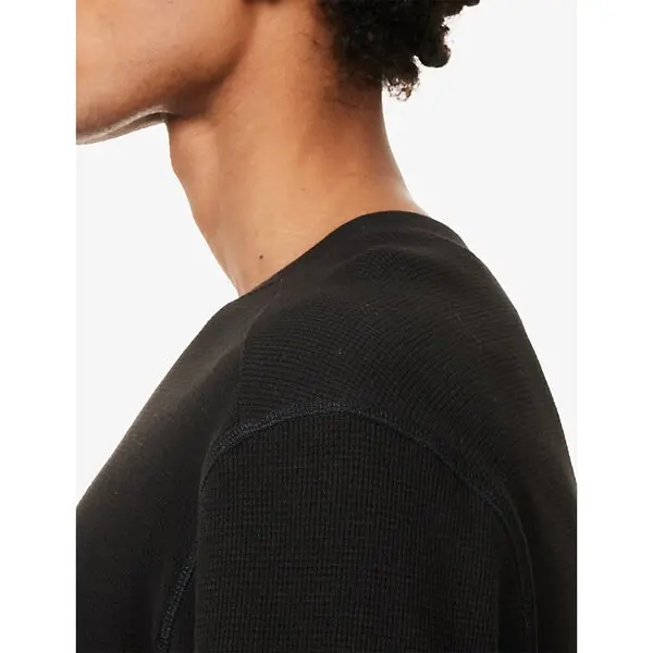 ENTIRE STUDIOS Thermal Textured Long-sleeve Cotton Top