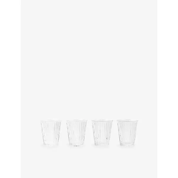SERVICE PROJECTS Canteen Bodega Crystal Glasses Set Of 4