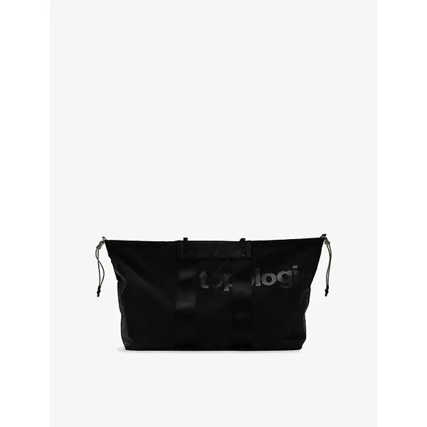 TOPOLOGIE Summit Tote Wide Medium Woven Bag - Black