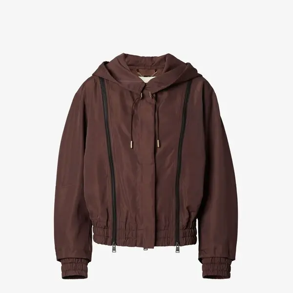 Fendi Cropped Technical Viscose Blouson
