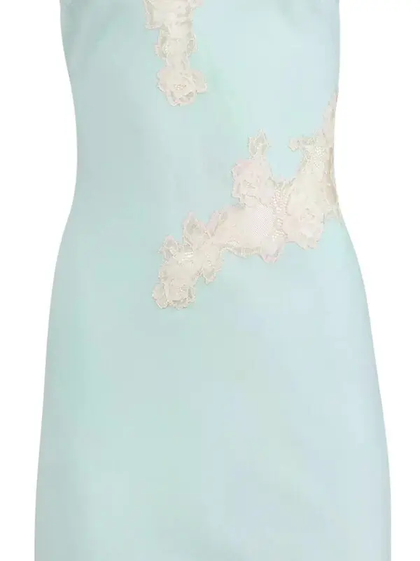 FLEUR DU MAL Juliet Lace Long Slip Dress