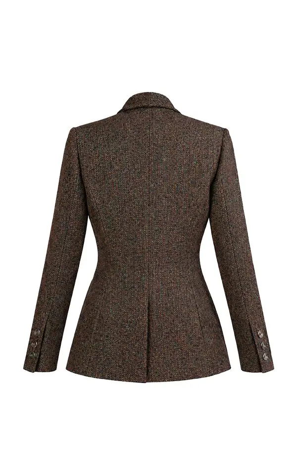 Lena Hoschek Memory Virgin Wool Jacket - Brown